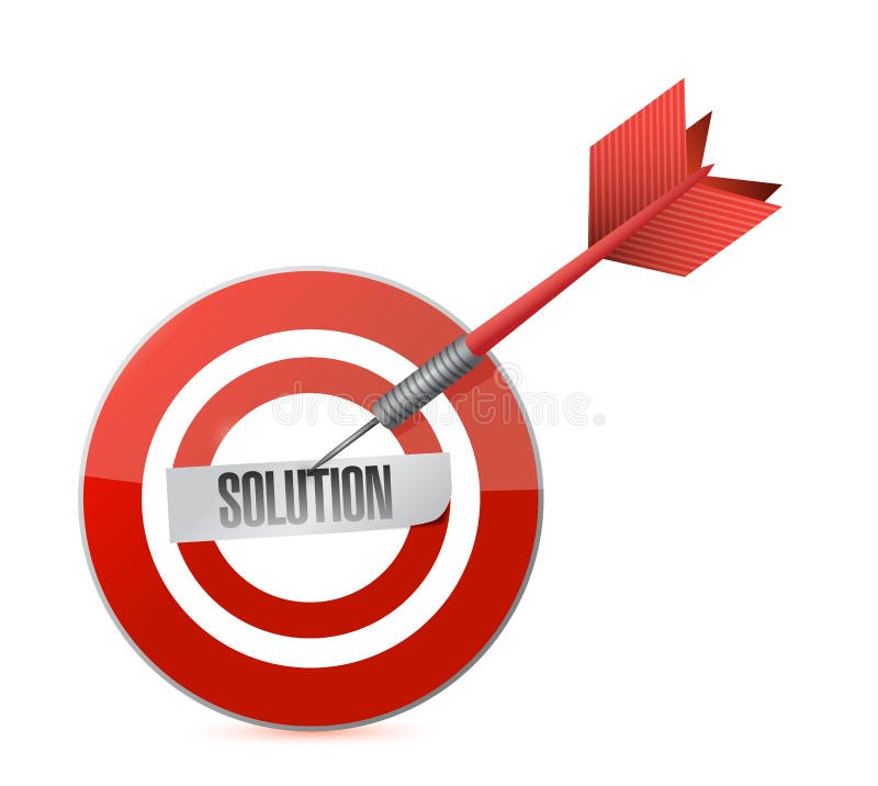 Target Solutions Illustration Design Stock Illustration - Illustration ...
