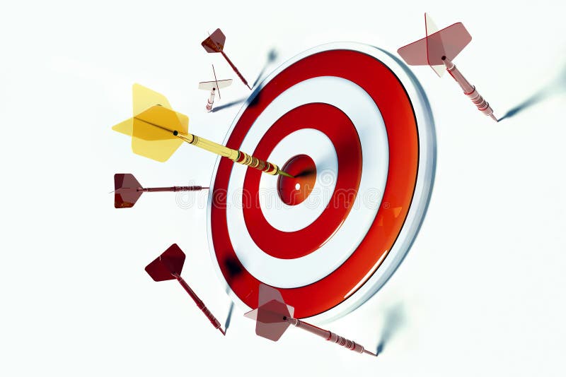 Target and Success stock illustration. Illustration of direction - 13853279