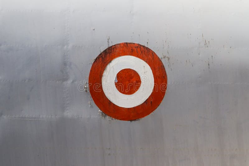 Target Symbol on Plane stock photo. Image of aviation - 49402550