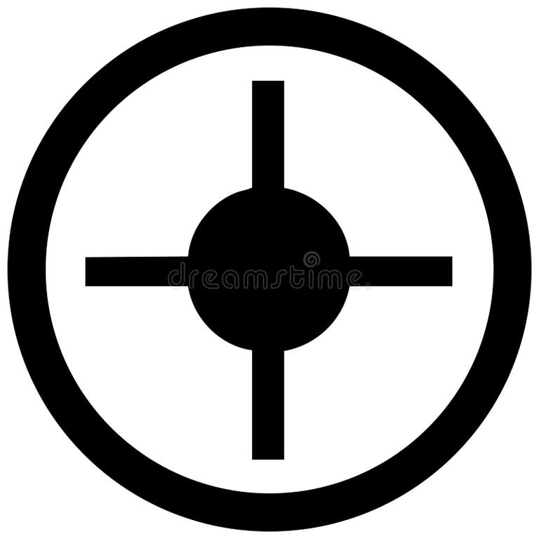 Target Symbol in Vector Format Designed for Use in Graphics and Digital ...