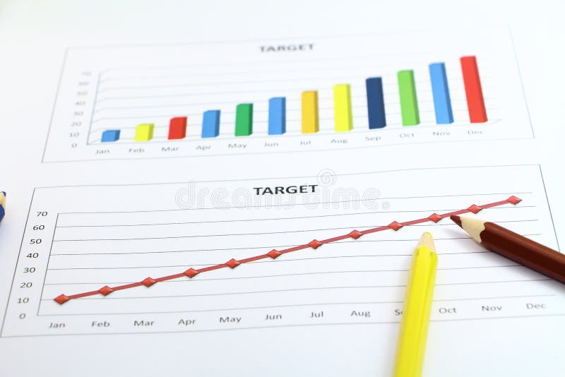Target stock image. Image of growth, graphs, icon, diagram - 54129485