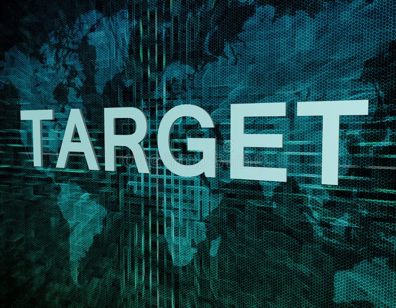 Target stock illustration. Illustration of success, words - 50395986