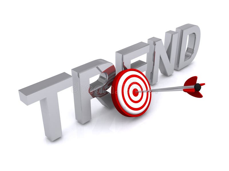 Target trend stock illustration. Illustration of accuracy - 42202956