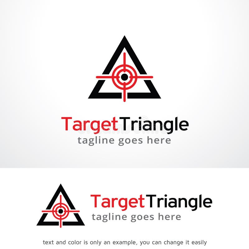 Target Triangle Logo Template Design Vector, Emblem, Design Concept ...