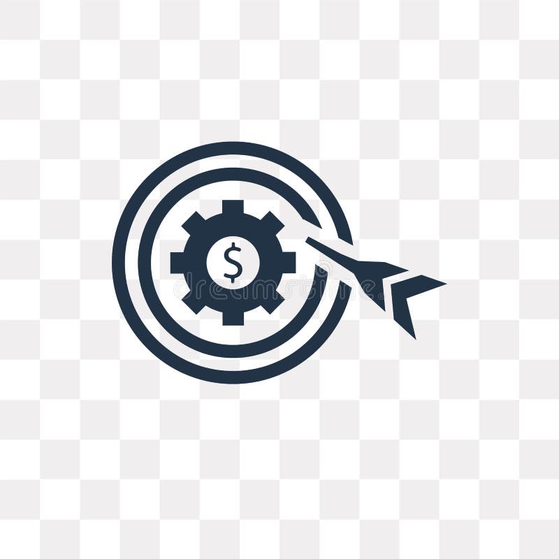 Target Icon Vector Sign and Symbol Isolated on White Background, Target ...