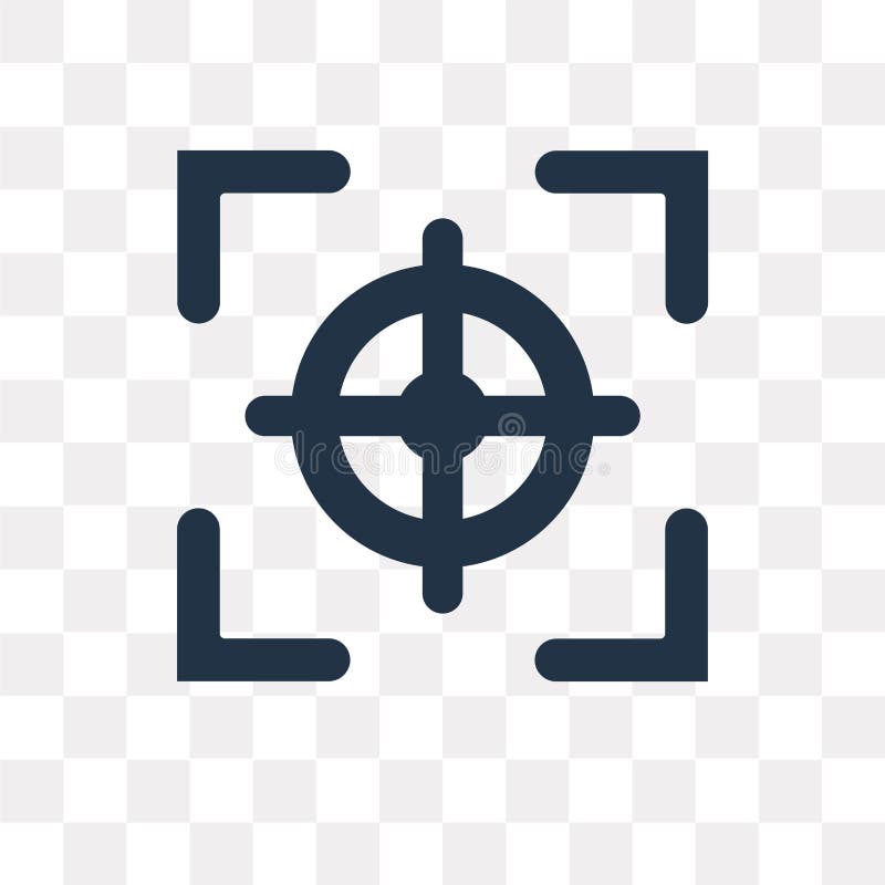 Target Icon Vector Sign and Symbol Isolated on White Background, Target ...