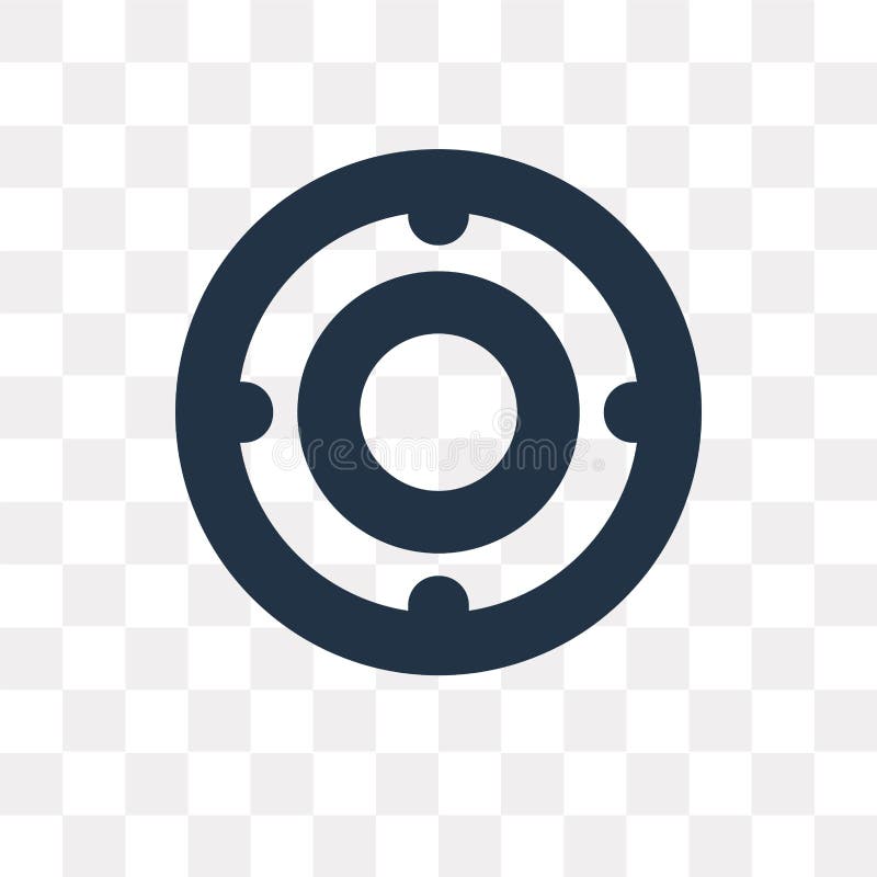 Target Vector Icon Isolated on Transparent Background, Target T Stock ...