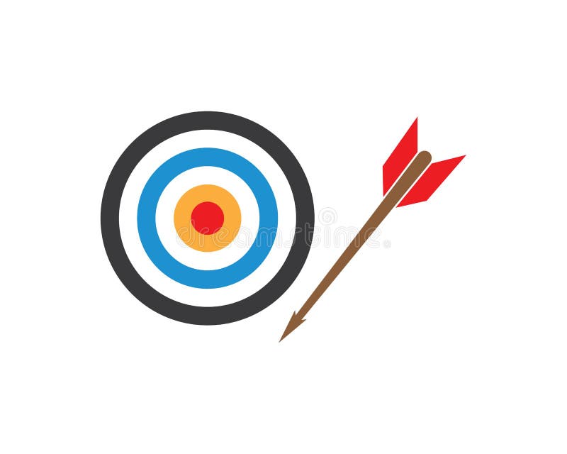 Target Vector,icon Logo Illustration Stock Vector - Illustration of ...