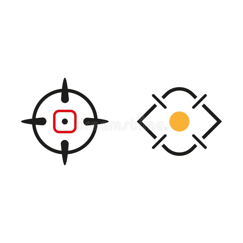 Orange Target Shape Stock Illustrations – 2,474 Orange Target Shape ...