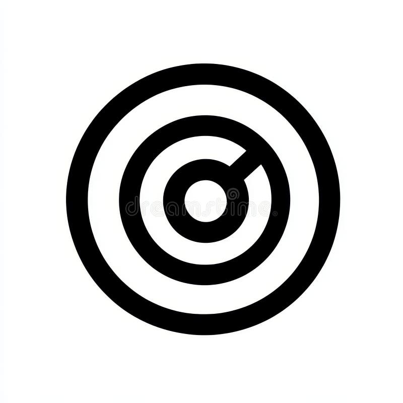 Target Vector Icon, Vector Eps 10. Editable Stroke Stock Illustration ...