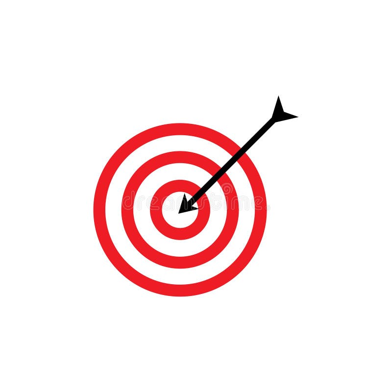 Target Vector Illustration Design Template Stock Vector - Illustration ...
