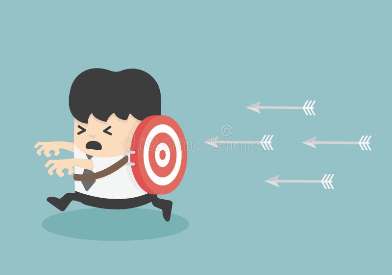 Target victim Business stock vector. Illustration of leadership - 47234670