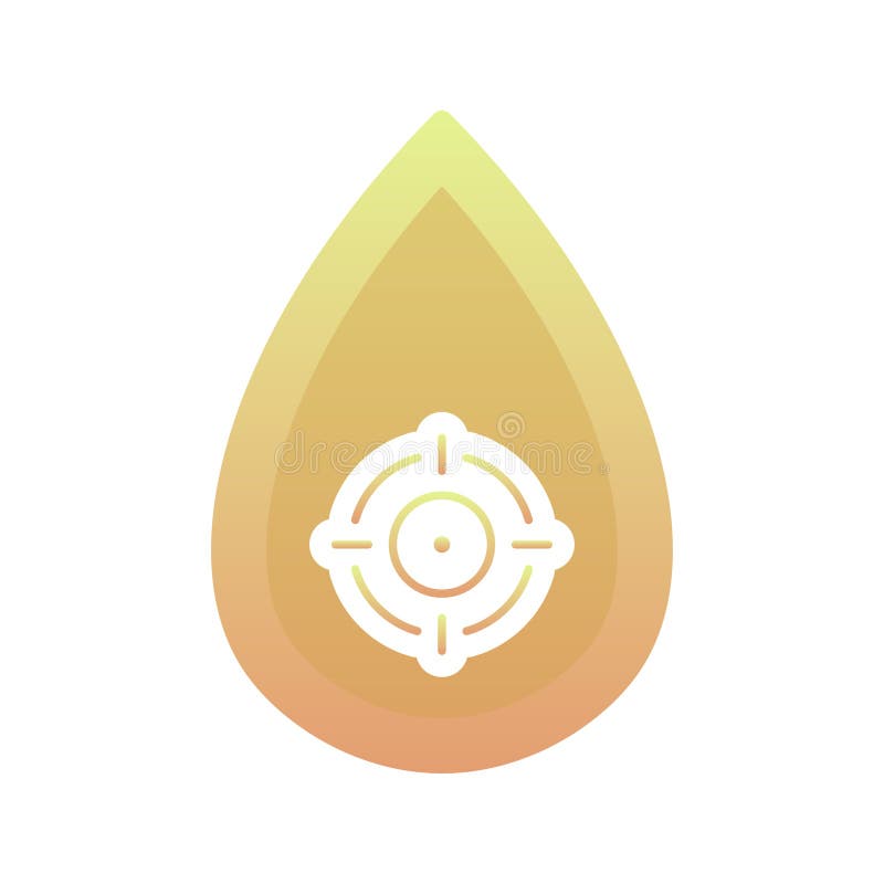 Target Water Logo Gradient Design Template Icon Element Stock Vector ...