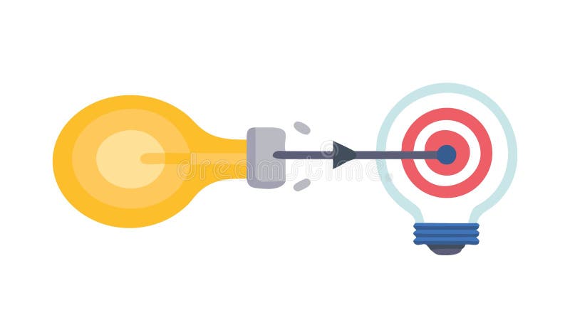 Targeted Idea Generation and Strategy Icon, Vector Design Generative AI ...