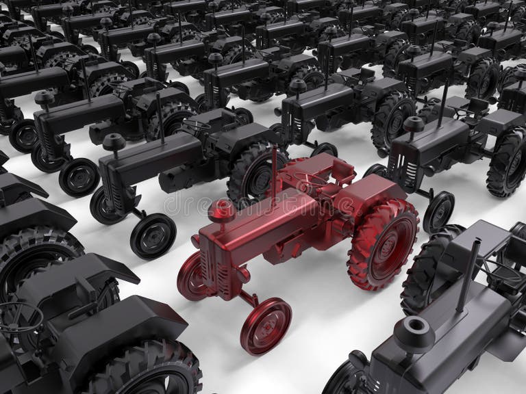 Multiple Tractors Stock Illustrations – 31 Multiple Tractors Stock ...