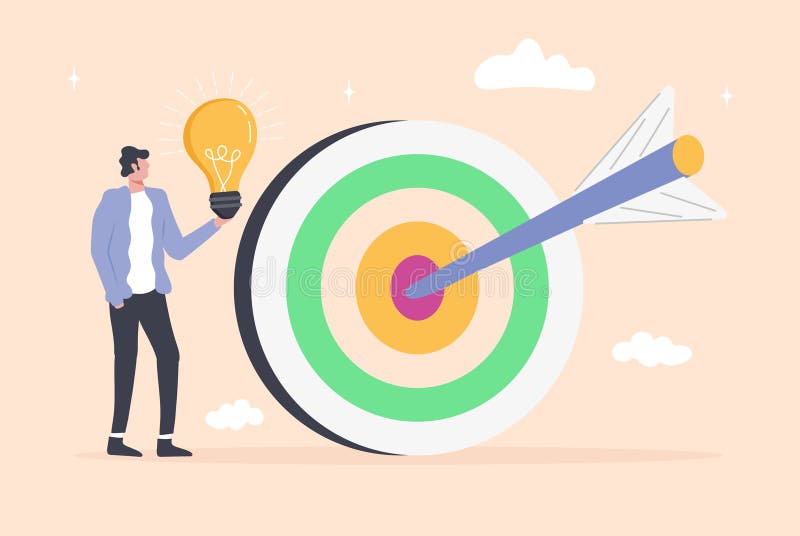 Targeting Concept Vector. Achieving Goal. Management Ideas, Solution To ...