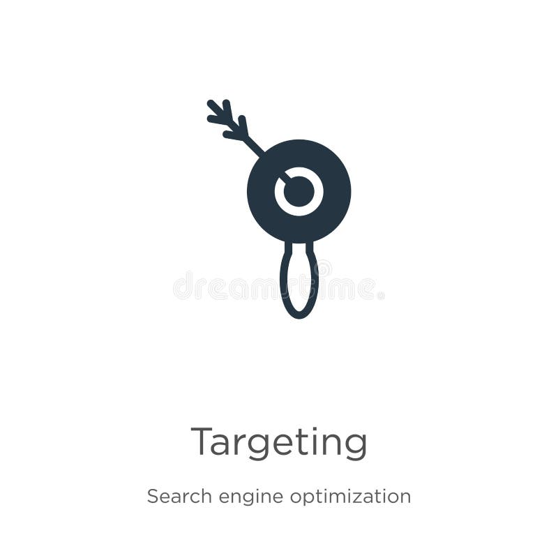 Targeting Icon Vector. Trendy Flat Targeting Icon from Search Engine ...