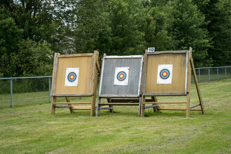Targets stock photo. Image of grass, blue, banners, green - 95123350