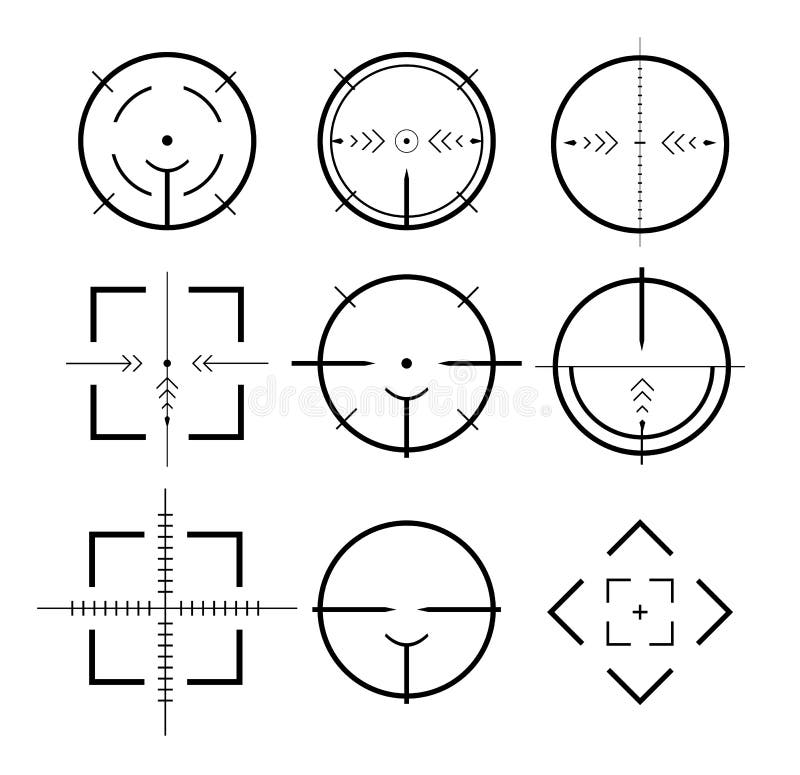 Periscope Crosshairs Stock Illustrations – 33 Periscope Crosshairs ...