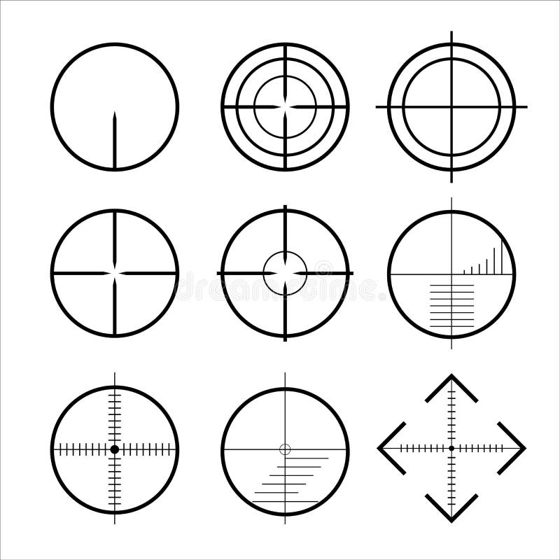 Periscope Crosshairs Stock Illustrations – 33 Periscope Crosshairs ...