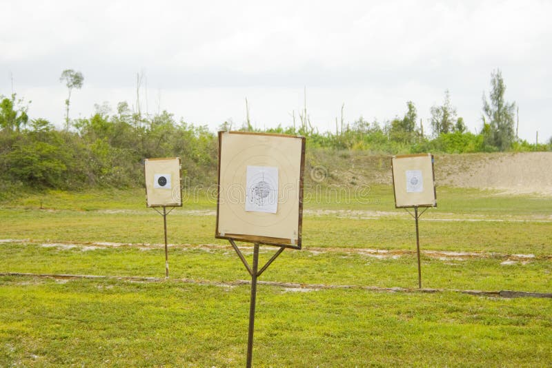Targets At Gun Range Picture. Image: 6366772