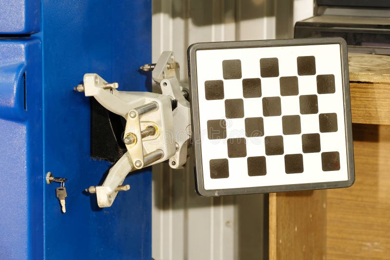 Targets of Wheel Alignment Equipment Stock Image - Image of disc ...
