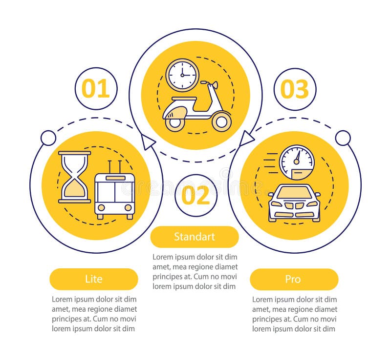 Tariff Plans Vector Infographic Template Stock Vector - Illustration of ...
