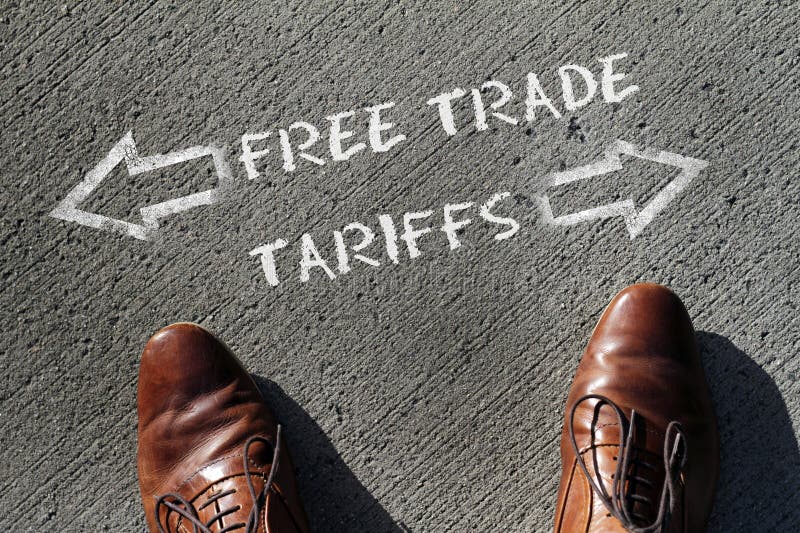 Tariffs and Free Trade - Global Economy Concept Stock Photo - Image of ...