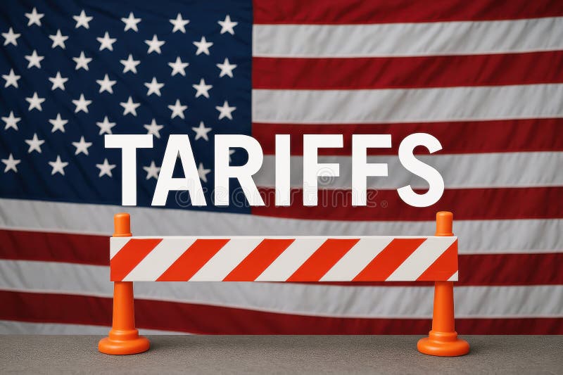 Tariffs stock illustration. Illustration of business - 373218507