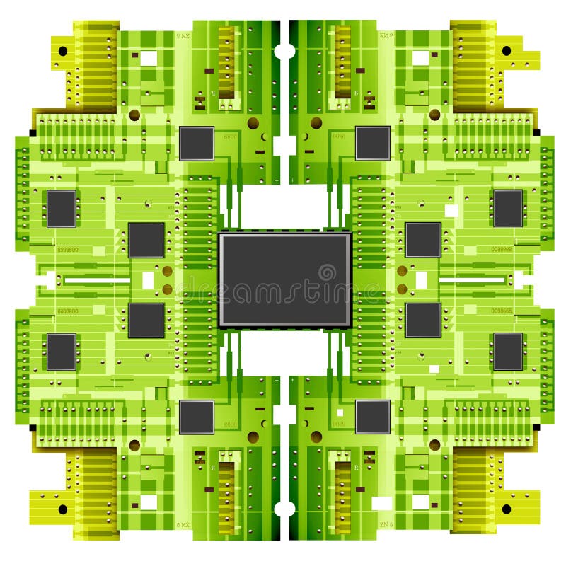 Circuitos integrados foto de archivo. Imagen de pastilla - 1676984