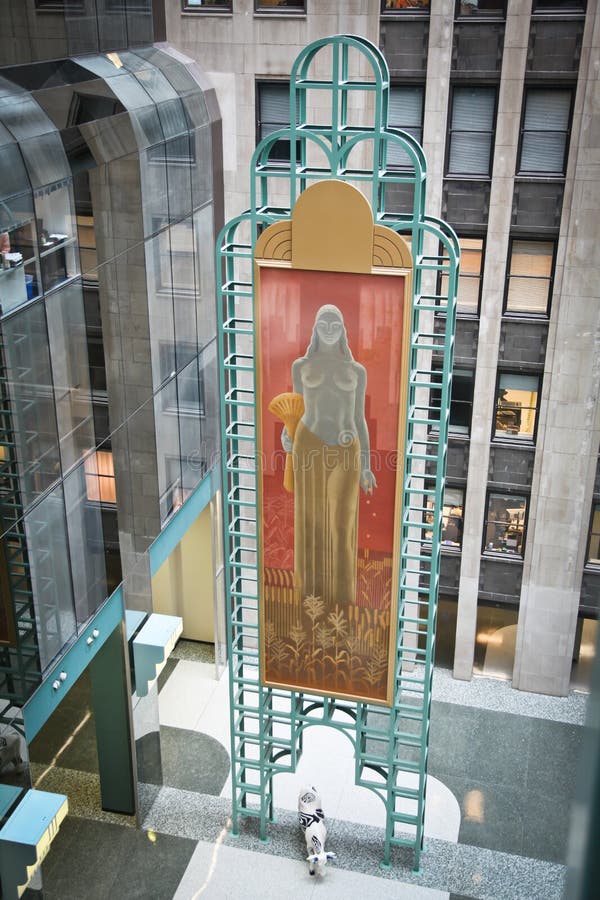 Tarjeta Del Comercio - Atrio De Chicago Foto editorial - Imagen de ...