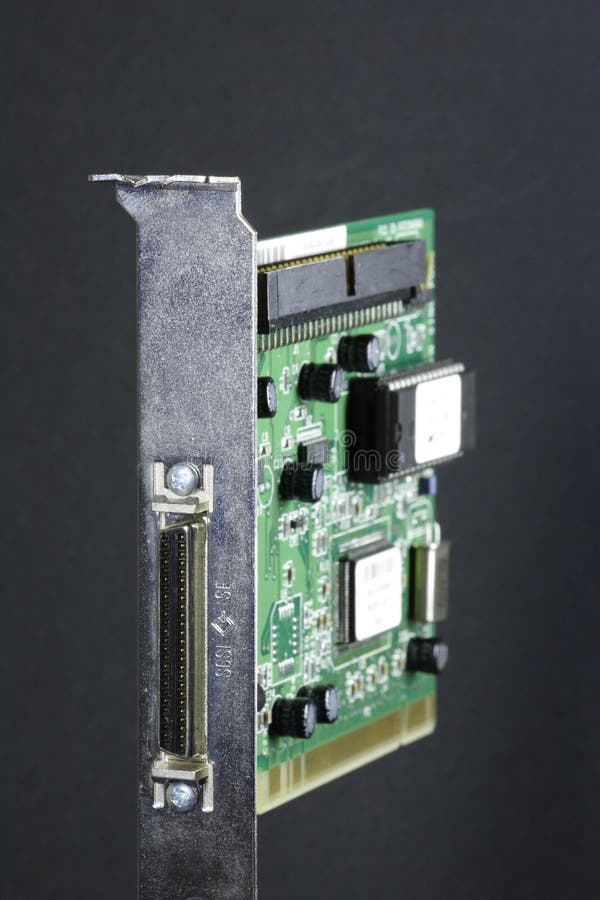 Tarjeta del SCSI foto de archivo. Imagen de conector, condensador - 823932
