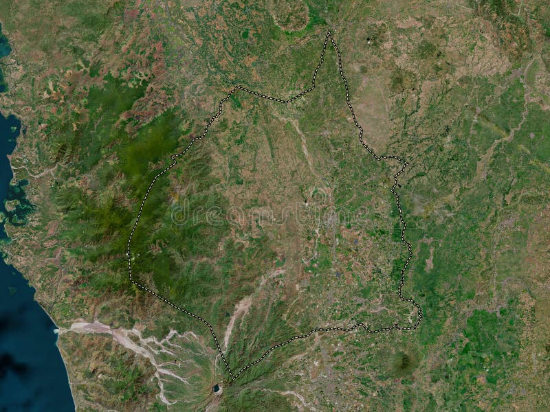 Tarlac, Philippines. High-res Satellite. No Legend Stock Illustration ...