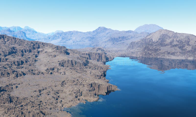 Tarn stock illustration. Illustration of scenic, classic - 47817248