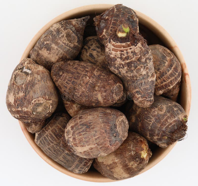 Taro root stock photo. Image of food, carbohydrate, esculenta - 90669188