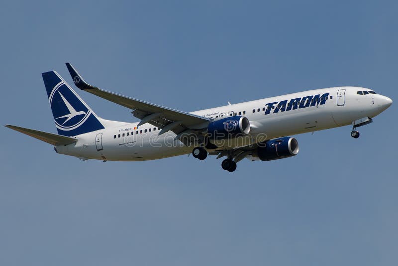 Tarom Romanian Air Transport Editorial Stock Photo - Image of flight ...