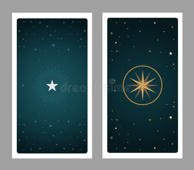 Tarot Card Back Stock Illustrations – 317 Tarot Card Back Stock ...