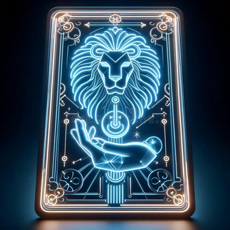 A Tarot Card Design, Ai Generated Image Stock Illustration ...