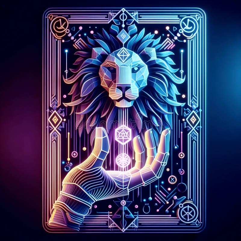 A Tarot Card Design, Ai Generated Image Stock Illustration ...