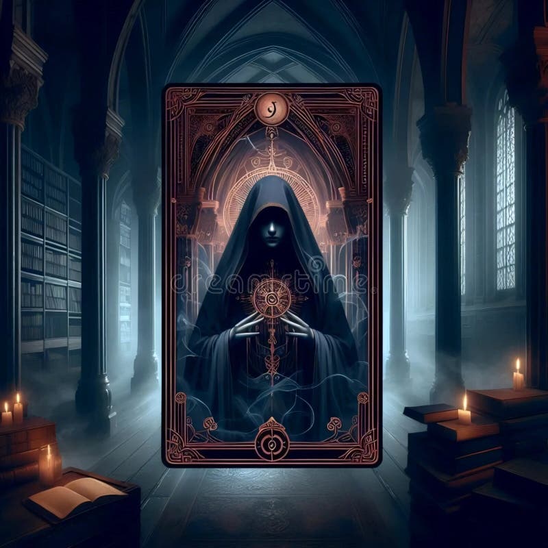 A Tarot Card Design, Ai Generated Image Stock Illustration ...