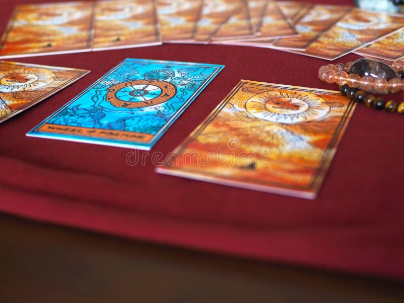 Tarot Card Reading Wheel of Fortune Teller Astrologer Divination ...