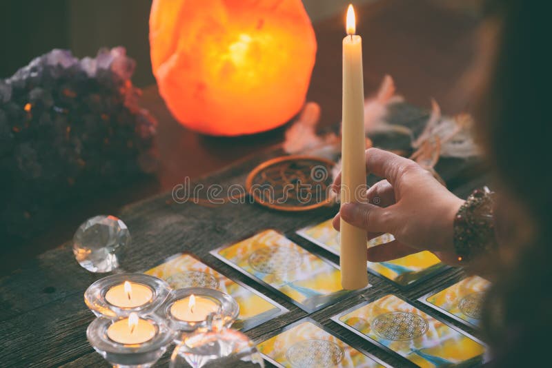 Tarot cards and dowsing stock image. Image of fate, boding - 231999967