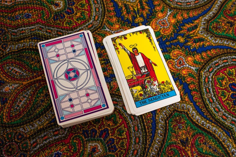 Tarot Cards. Magic. Divination. the Magician. Stock Photo - Image of ...