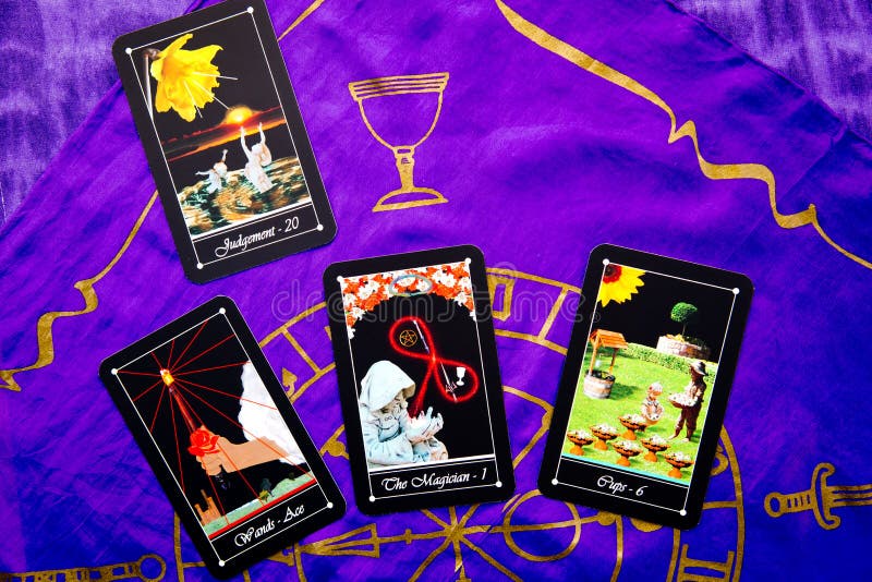 Reading Tarot Cards stock image. Image of esoteric, mysticism - 263815