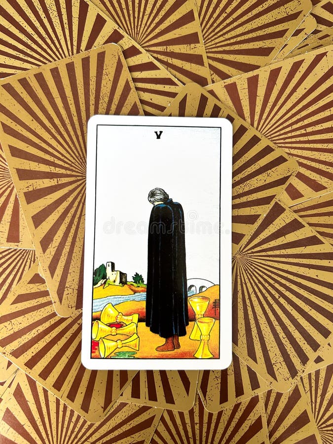 Tarot Spread Reading Concept Idea with One Tarot Card Editorial Photo ...