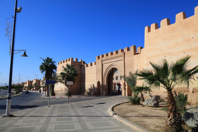 Taroudant City Gate in Morocco Stock Image - Image of morocco, landmark ...