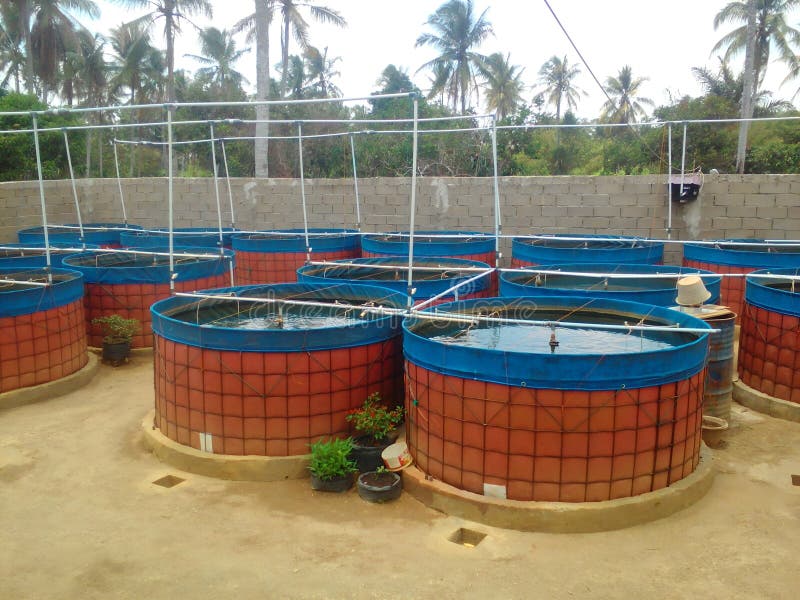 Farming Round Pond Tarpaulin Stock Photos - Free & Royalty-Free Stock ...