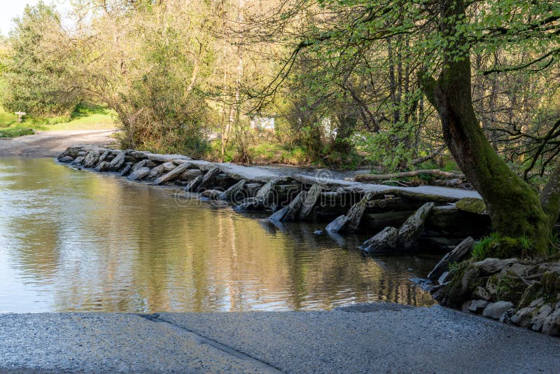 Tarr steps in Devon stock image. Image of tranquility - 320492773
