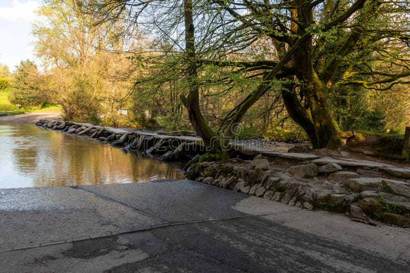 Tarr steps in Devon stock image. Image of tranquil, beauty - 320492809