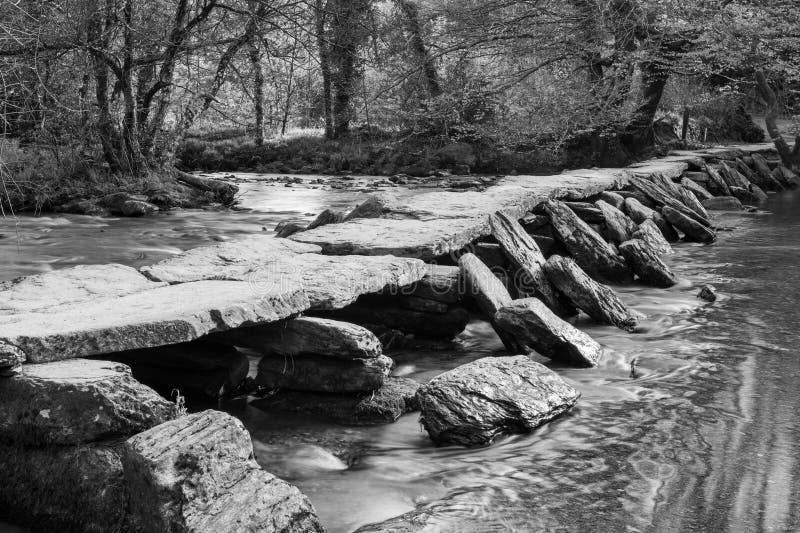 Tarr steps in Devon stock photo. Image of architecture - 321534690
